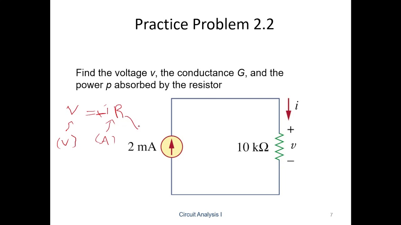 circuit analysis chapter 2: Basic laws