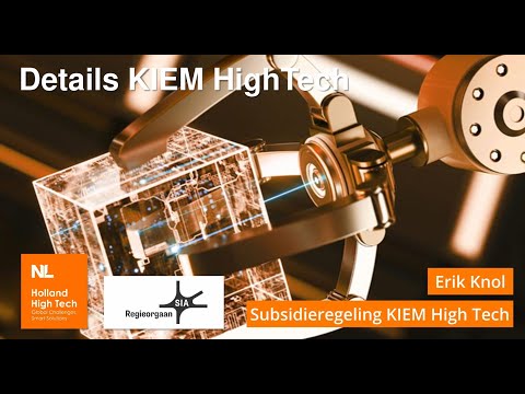 Subsidieregeling KIEM HighTech - Erik Knol, regieorgaan SIA