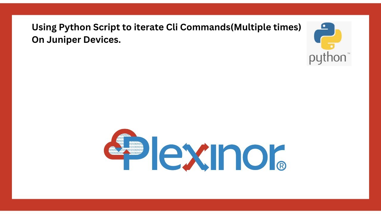 Using Python Script to iterate Cli Commands(Multiple times) On Juniper Devices.