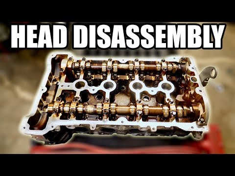 How to Completely Disassemble a Cylinder Head // JCW Forged Engine Build