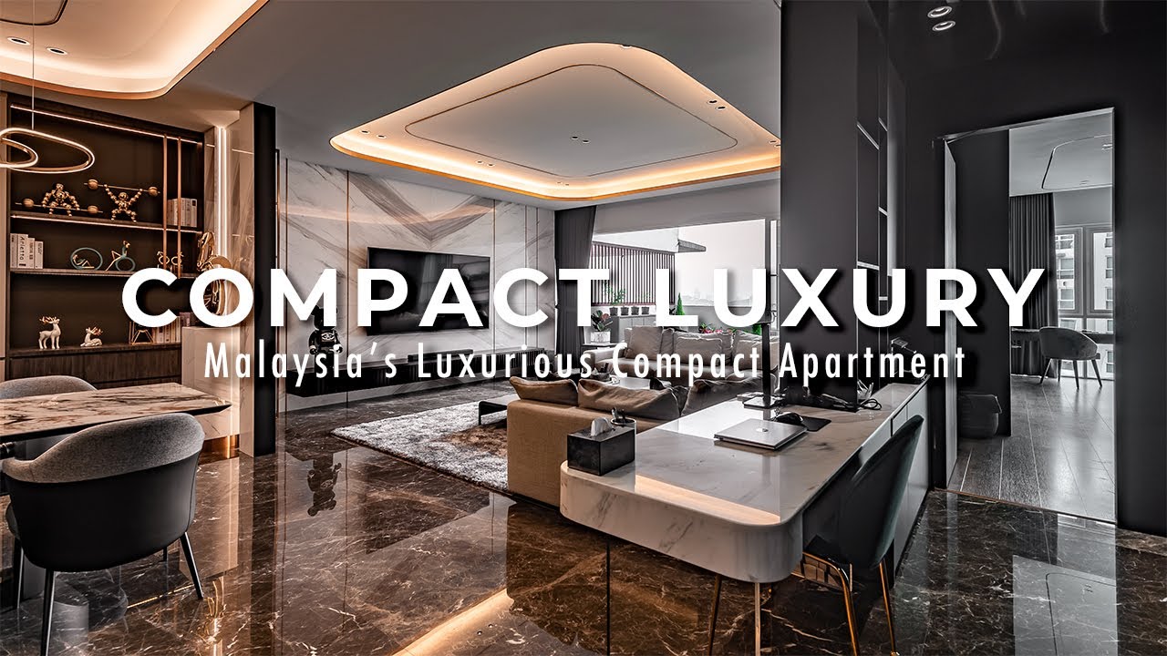Spacious Luxury Compact Apartment Design | Luxurious & Elegant Marble Design | Luxurious Lifestyle
