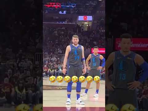 Luka Doncic reacts to his twin π