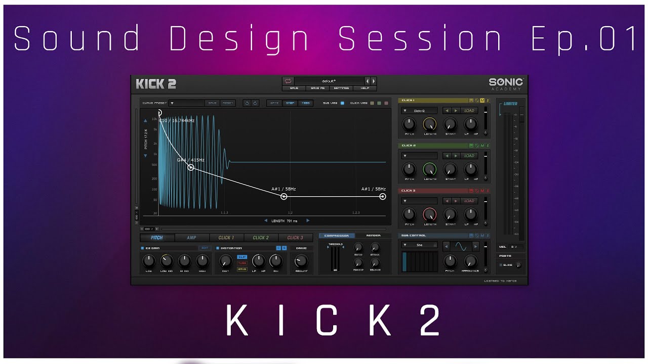Sound Design Session Ep.01: Kick2