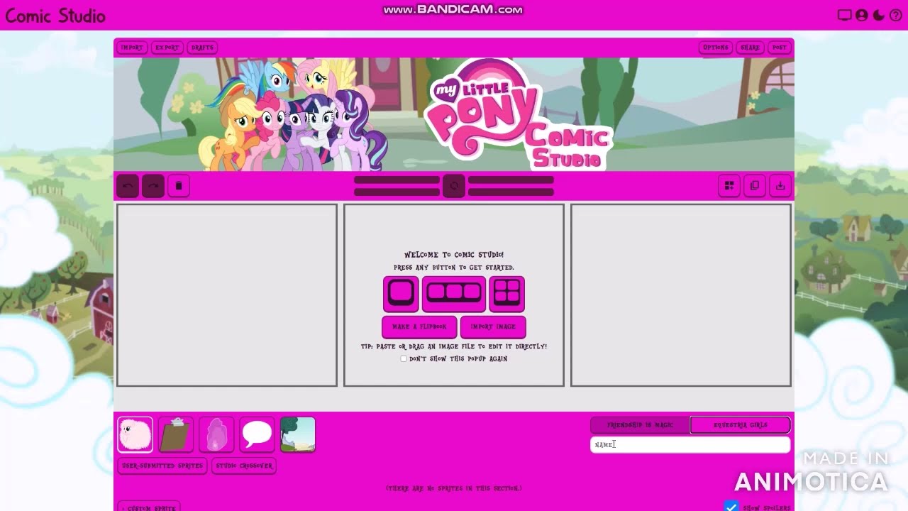 My Little Pony Comic Studio: Friendship is Magic