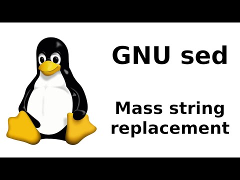 Bash: Mass string replacement with sed