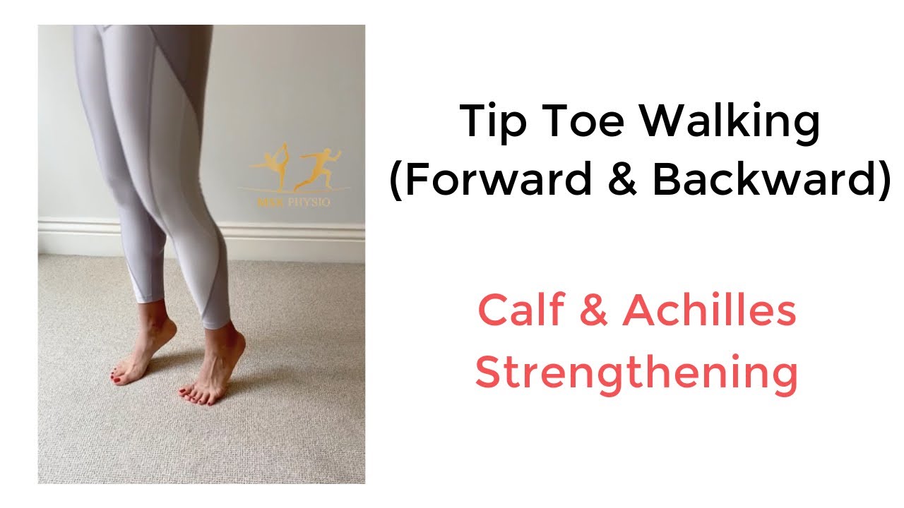 Foot & Ankle Strengthening (Tip Toe Walking - Forward & Backward) | Ankle Sprain | Running Injuries