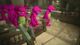 Lara Croft Versus Barney On Resident Evil 2 Remake at Resident Evil 2 ...