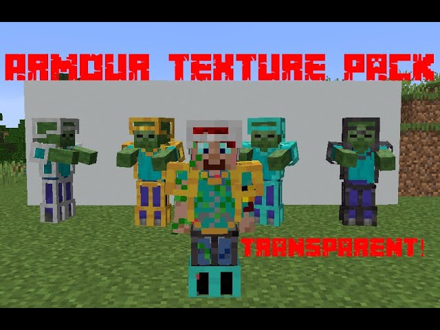 Outline Only Armour Minecraft Texture Pack