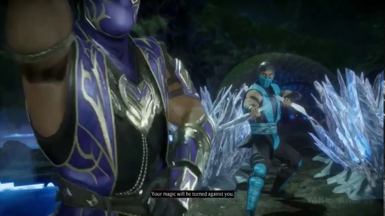 MK11 Rain vs Sub-Zero (Favorite Intro Dialogue)