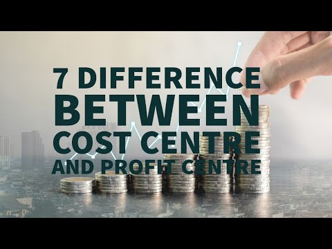 7 DIFFERENCE BETWEEN COST CENTRE AND PROFIT CENTRE