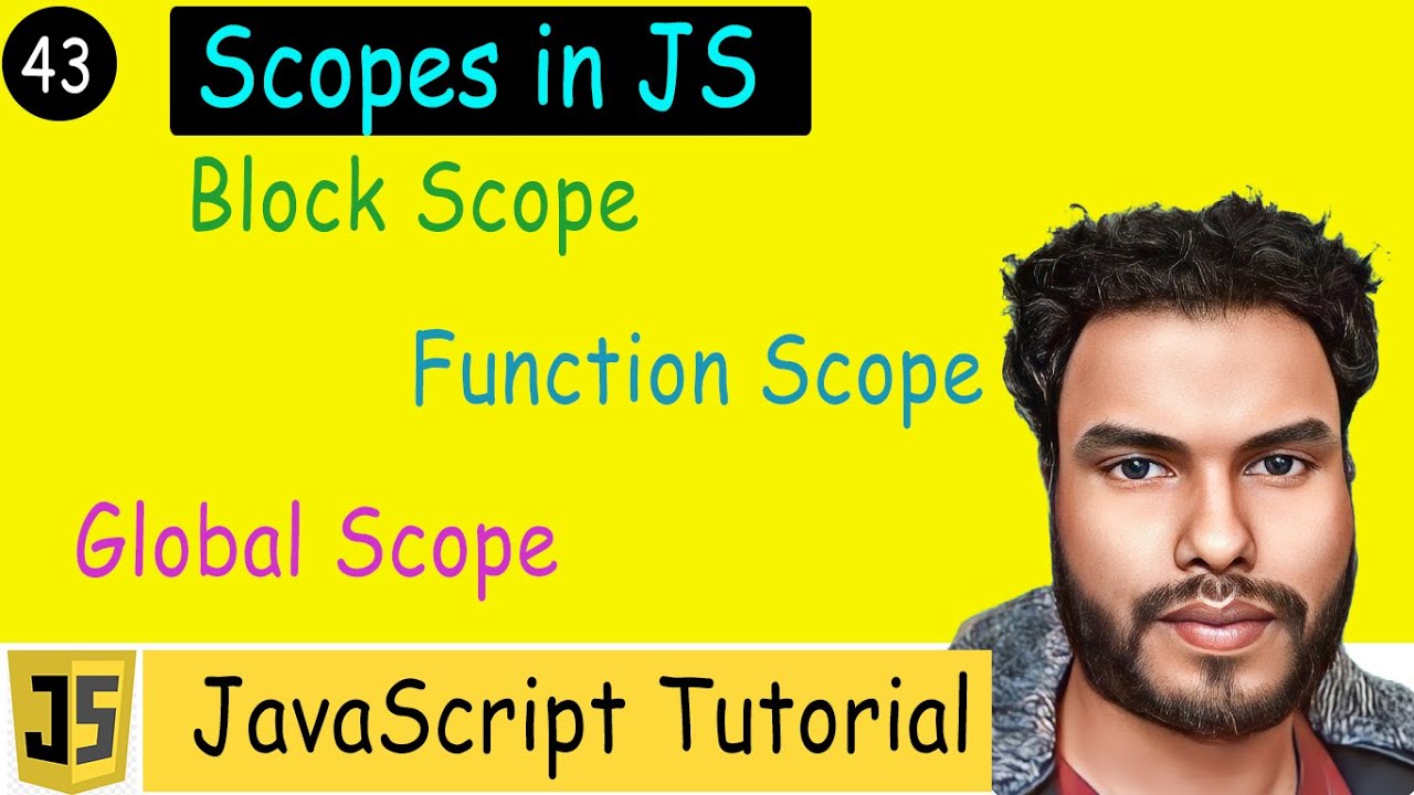 #43 Scope in JS | Understanding JavaScript Scopes: Block, Function, and Global Scope Explained