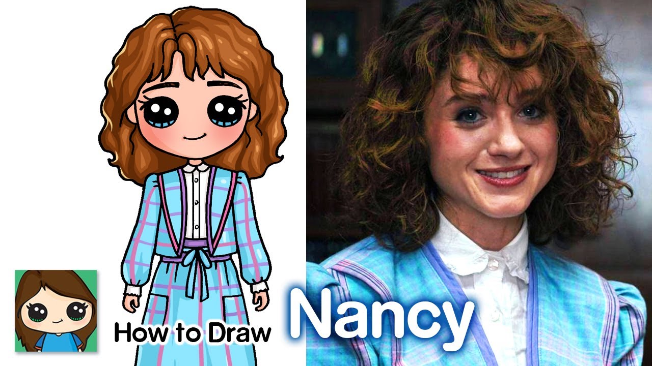 How to Draw Nancy Wheeler | Stranger Things 4