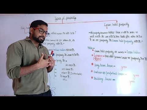Part 10 ! Estimate lecture ! Free hold property ! Lease hold property ! Lessor ! Lessee ! Balveer