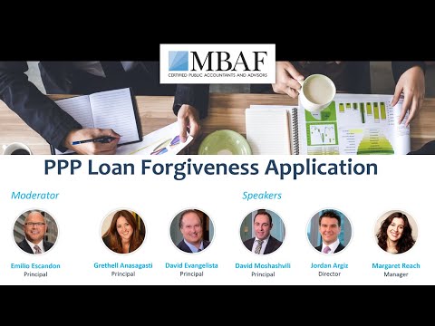 Webinar Recording: SBA Issues PPP Loan Forgiveness Application