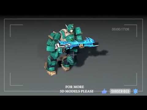 free robot 3d model