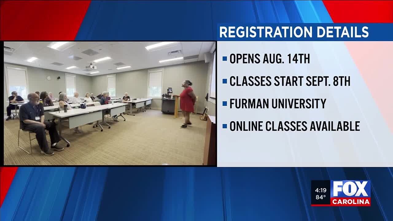 Registration to open for Fall Olli Program at Furman