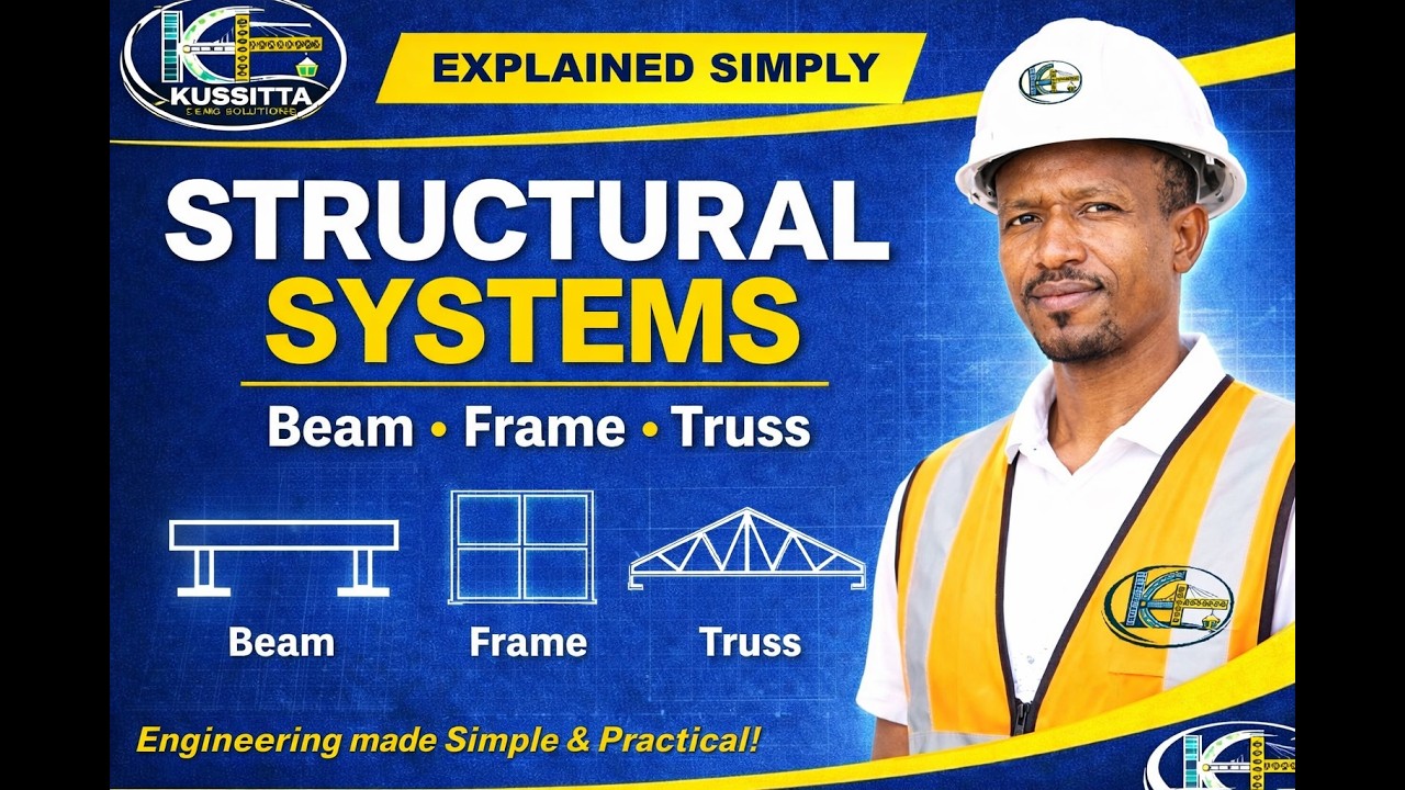 Structural Systems Explained | Beam, Frame & Truss (Easy Guide for Beginners)