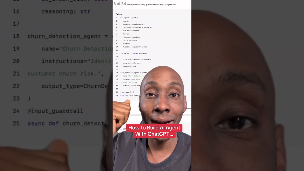 How to Build An Ai Agent With ChatGPT #ai #chatgpt #aiagent #justintips