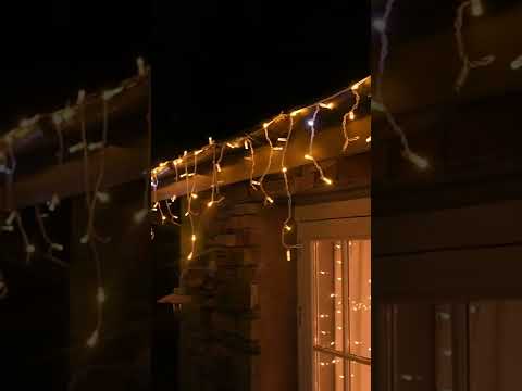❄️🥶Cold as Ice-icles 🥶❄️ #christmas #decoration #icicles #lights
