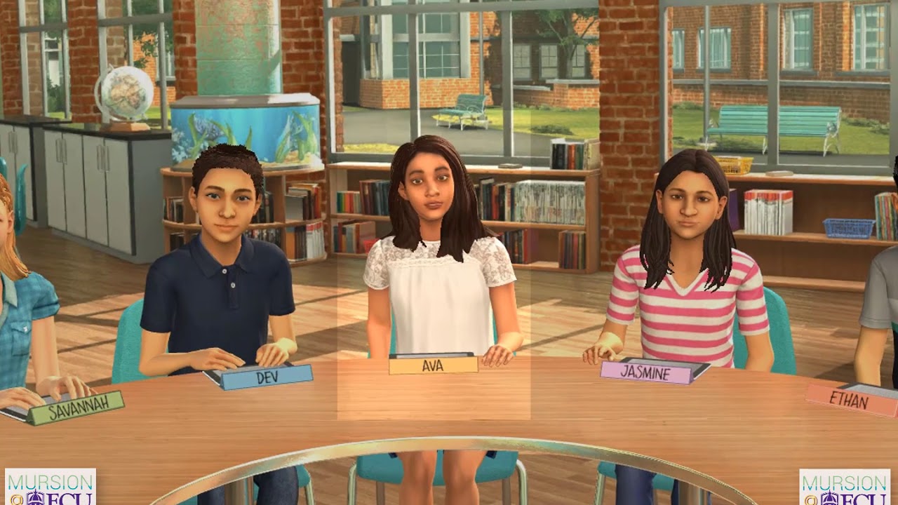 Mursion Middle School Class Introductions