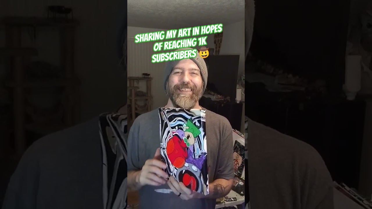 Chowder Painting Reveal #chowder #art #artist #painting #glowup #cartoon #fanart #popart #laugh #fun