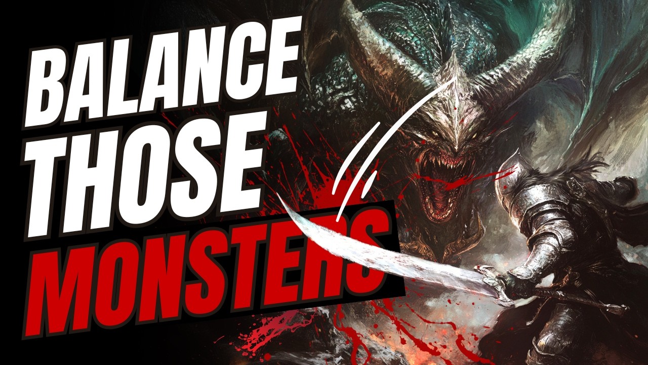 How To Balance D&D Monsters For Combat (Dungeons and Dragons | GM Tips)