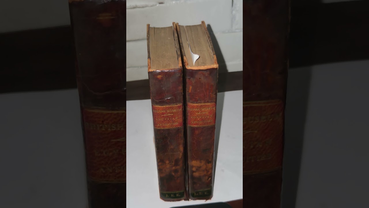 Thos.Jefferson chose the author of this set, Egyptian Antiquities to teach at his U. of Vir in 1824