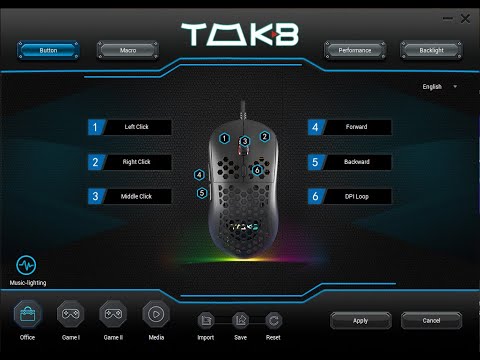 how to install TMBK gaming mouse M1 SE software