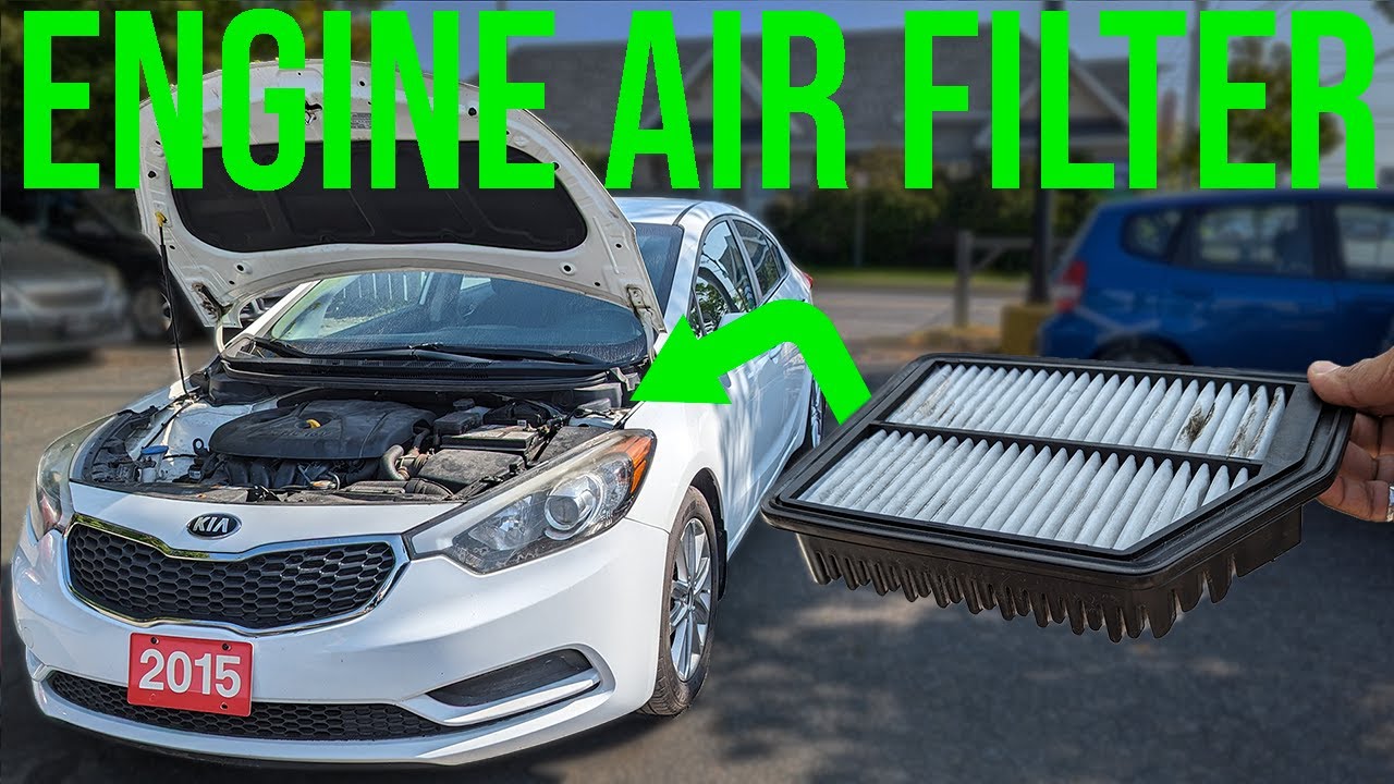 How to Replace Engine Air Filter - Kia Forte (2014-2018)