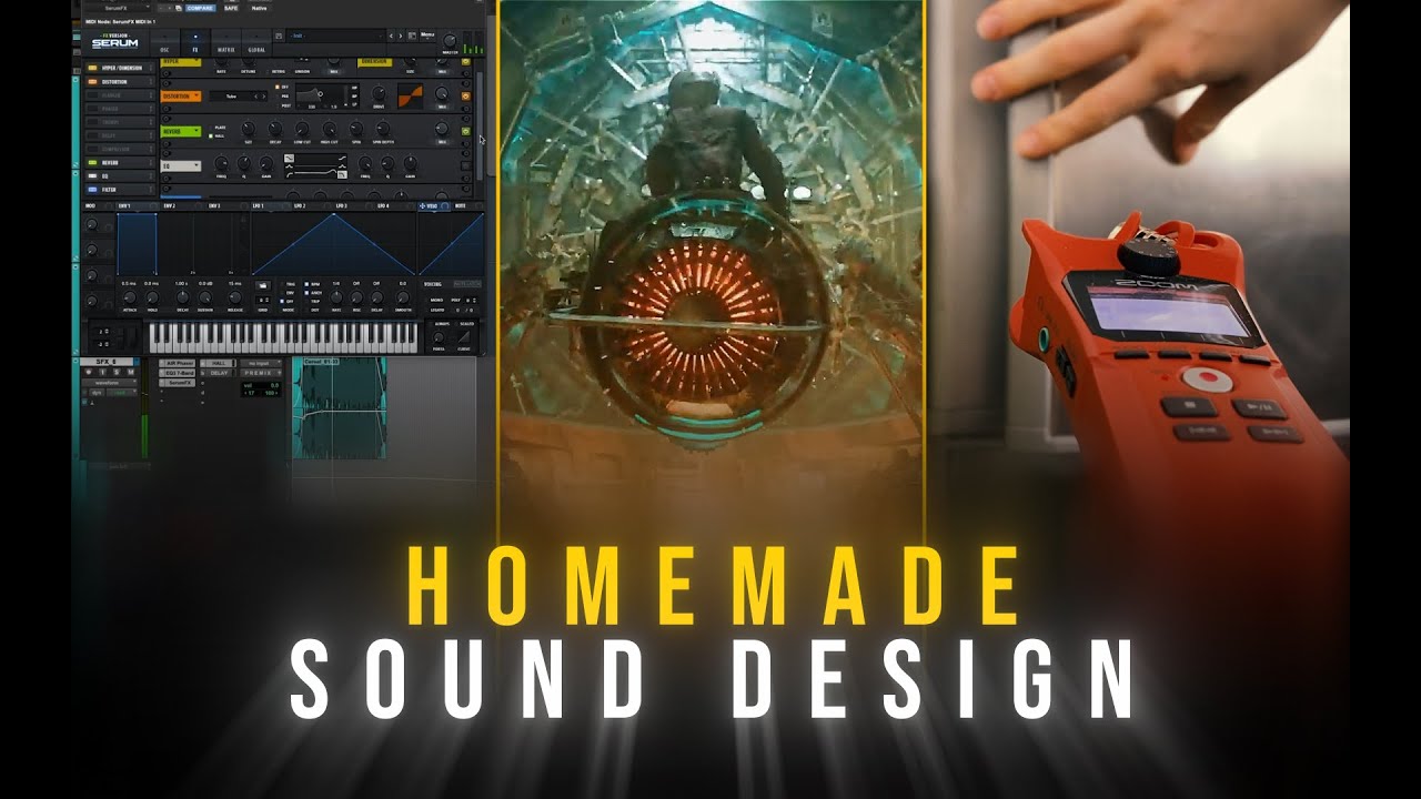 Sound Design Only From Household Items | Foley Processing