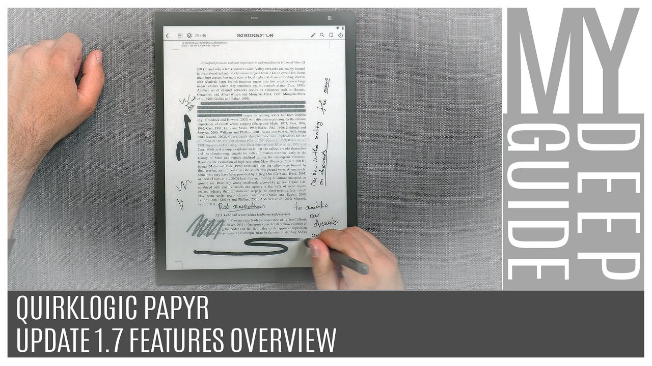 Quirklogic Papyr: Update 1.7 Features And Overview (Document Annotation And Hyperlinks Are Here!)