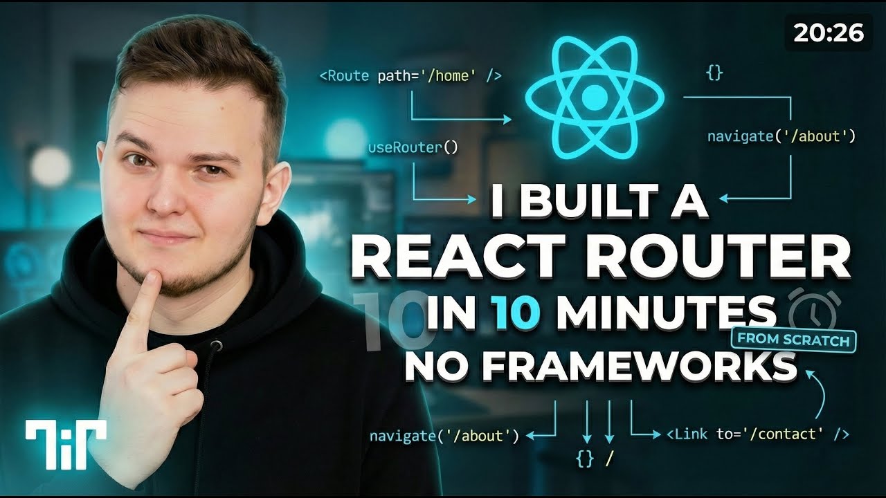 I Built a React Router in 10 Minutes - No Frameworks!