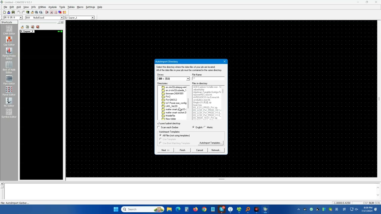 How to use CAM350 Open Gerber File