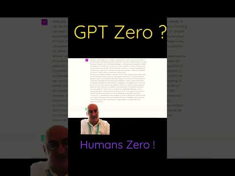 How easy is it to defeat GPT Zero ? Easy ….. very easy ! #subscribe #youtube #learning #ai