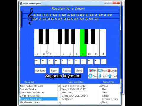C# and Python Piano Application – Chris McKellar