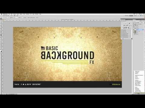 Photoshop Tutorial: How to Create a Textured Background