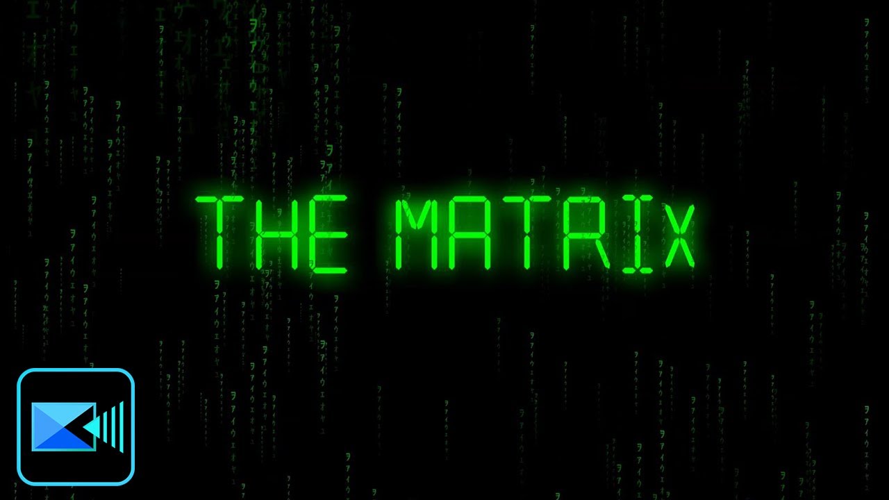 Raining Matrix Code Effect | PowerDirector