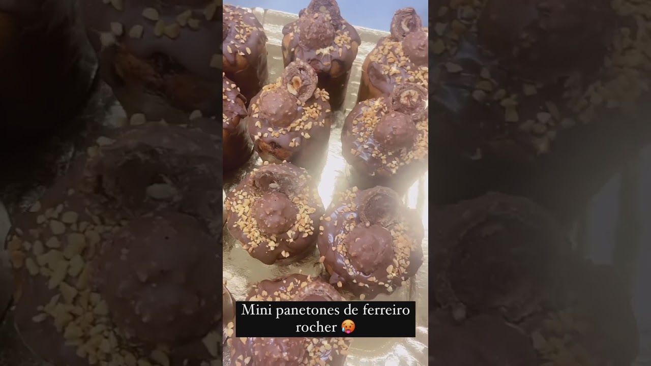 mini Panetones Recheados Ferrero Roche