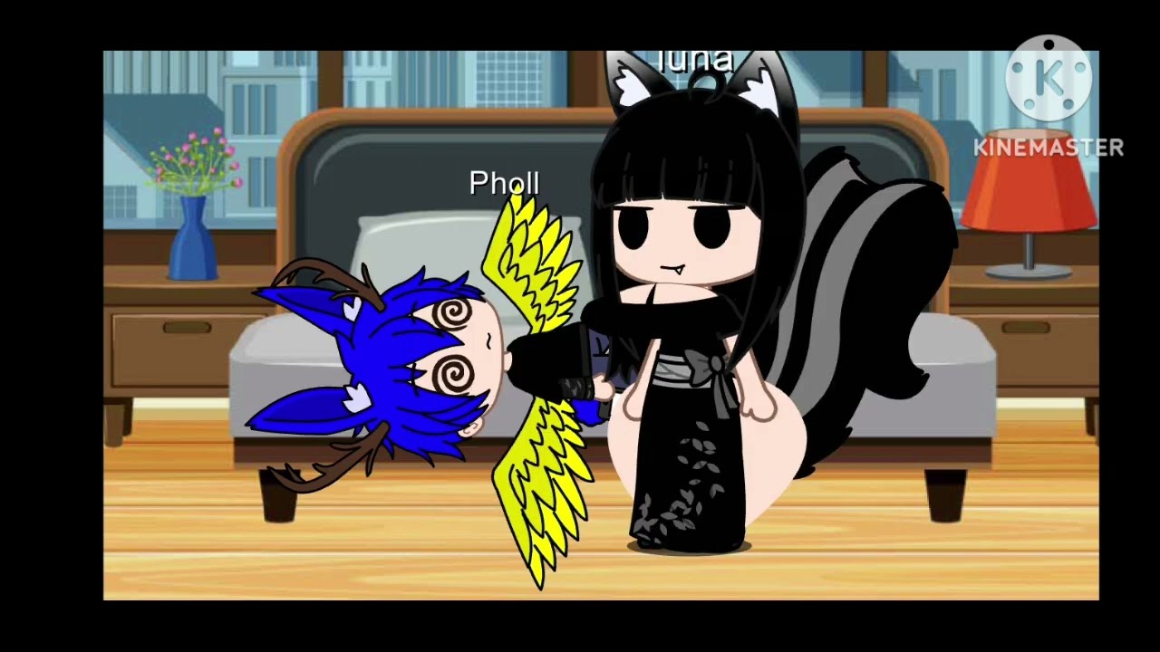Luna farts on pholl again. #gachafart