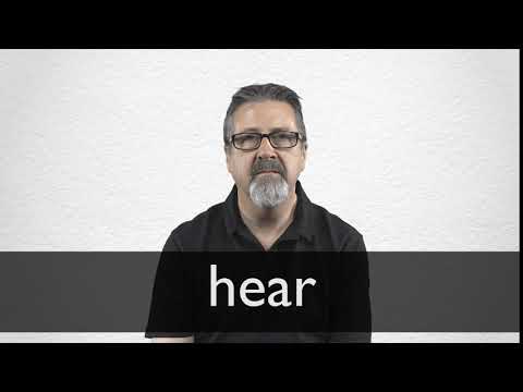 How to pronounce HEAR in British English