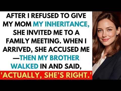 After I Refused To Give My Mom My Inheritance, She Brought Lawyers To a 'Family Meeting'