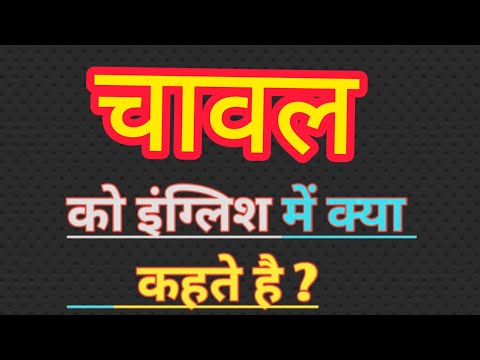 चावल का इंग्लिश मतलब || chawal ka english meaning || rice meaning in hindi || word meaning