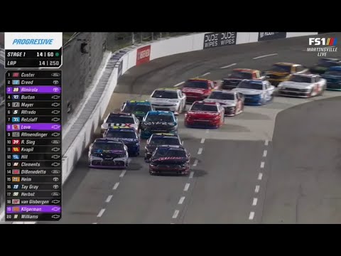 RESTART AFTER CAUTION #1 - 2024 DUDE WIPES 250 - 2024 NASCAR XFINITY SERIES