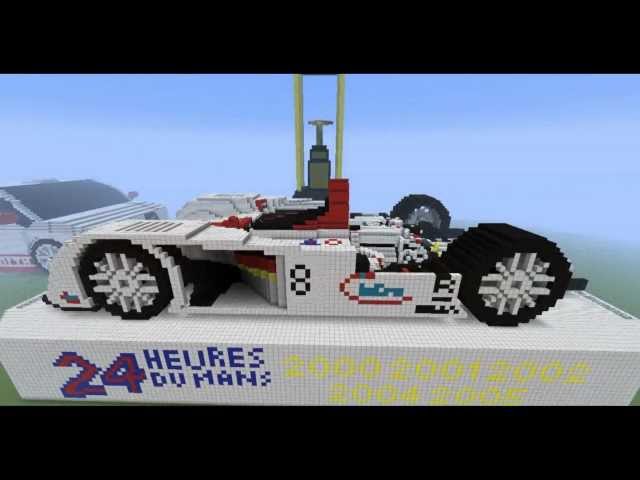 Audi R8 Le Mans Minecraft Map
