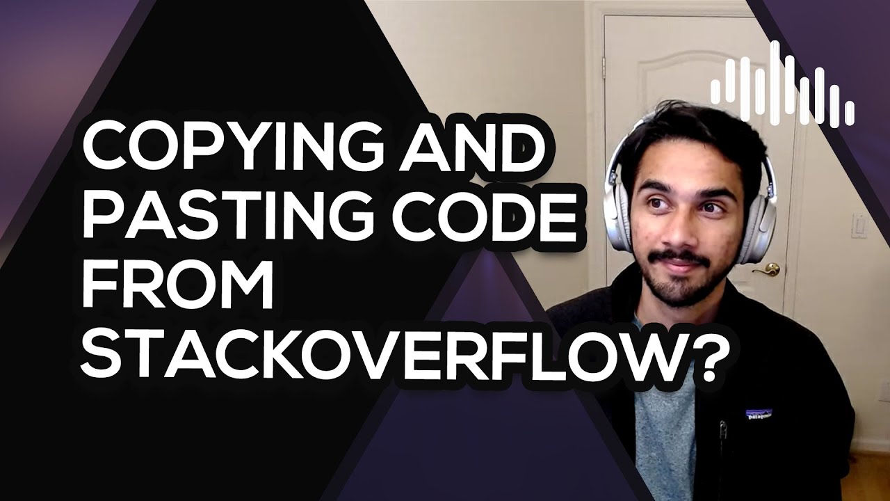 Copying and pasting code from Stackoverflow?