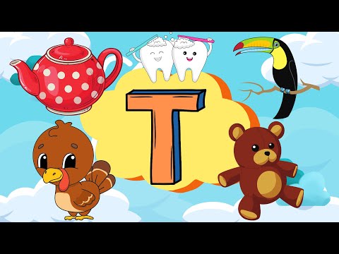 Words That Start With T | Words That Start With Letter T for Toddlers | Kids Vocabulary