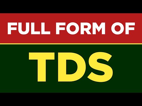 Full form of TDS | TDS ka full form kya hai | TDS full form | Free Learn University