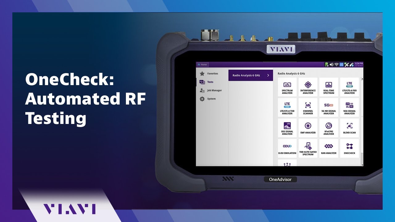 OneCheck: Automated RF Testing