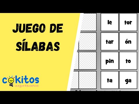 JUEGO DE SÍLABAS | La luz de mi clase