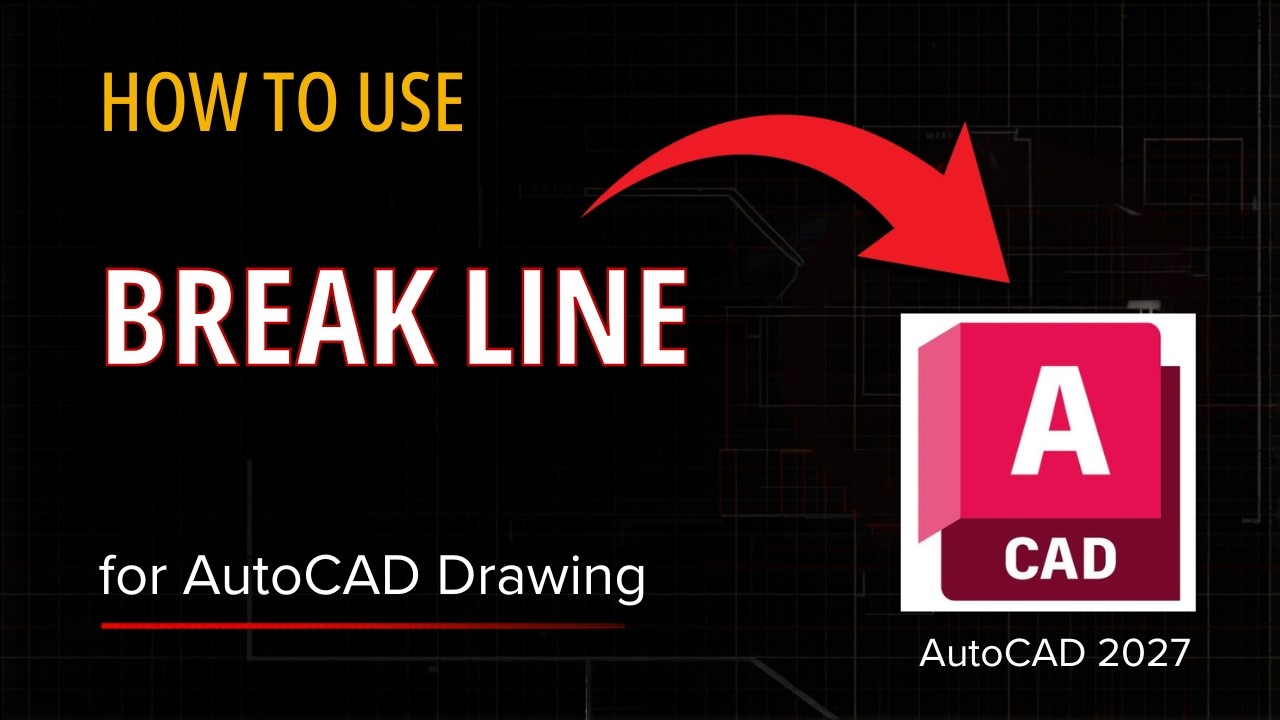AutoCAD 2027 LISP – Break Line in 1 Click (Fast Method)